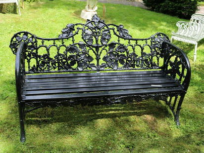 Cast Iron Coalbrookdale Garden Bench