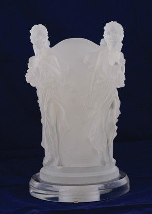 Crosa Art composite figural table lamp