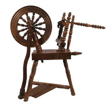 Nineteenth Century Irish Spinning Wheel