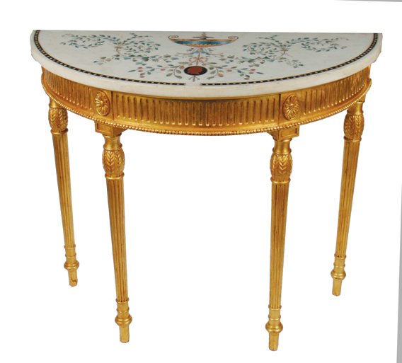 Pair of eighteenth-century Pietro Bossi white marble