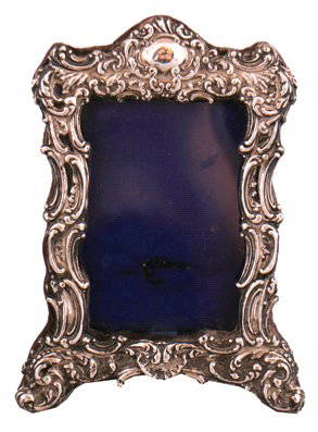 Antique Sterling Silver Photo Frame