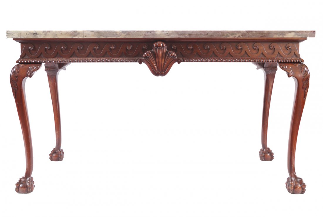 Large Dublin Mahogany Hall Table