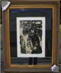 922: "The man with the Torah" by Marc Chagall - Orig. L