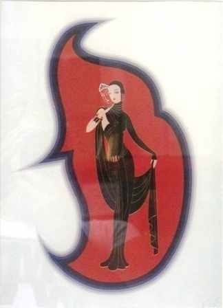 2122: "CRYSTAL MASK" by Erte