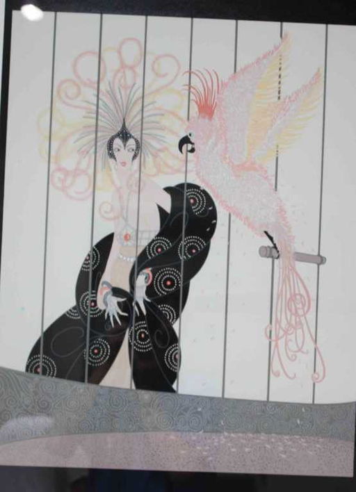 1410: "Bird Cage" by Erte' - original serigraph - Dec 16, 2010 | Rome ...