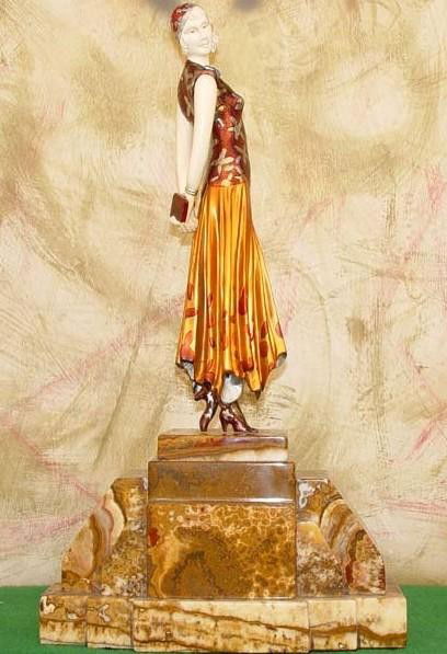 CHIPARUS - "BOOK LADY" -BRONZE AND IVORY SCULPTURE - Jul 09, 2013 ...