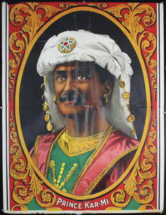 Vintage "kar Mi / Was Buried Alive.." Magic Poster