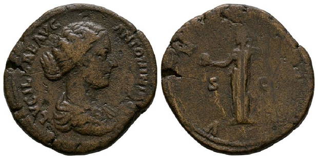 Lucilla (wife Of Lucius Verus) Pietas Sestertius