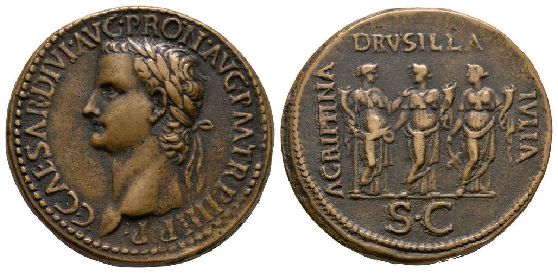 Imperial - Caligula - Paduan Three Sisters Sestertius