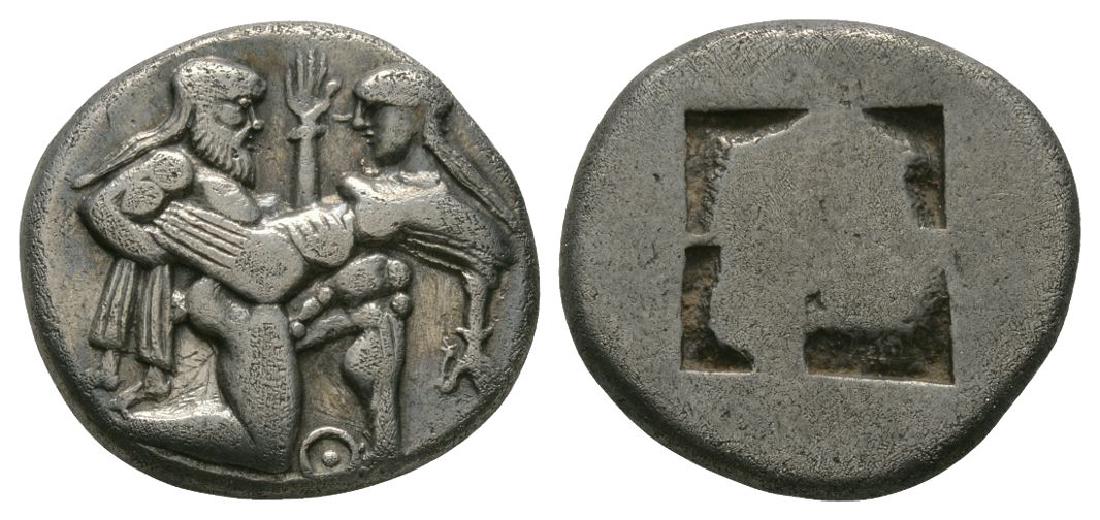Ancient Greek Coins - Thasos - Satyr Stater