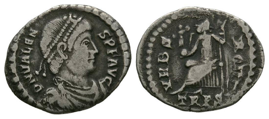 Roman Coins Valens Roma Siliqua