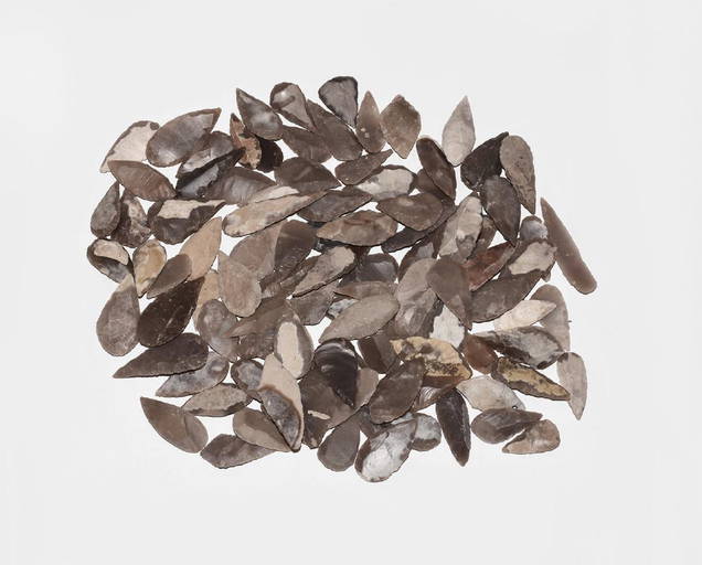 Stone Age Neolithic Leaf Shaped Arrowhead Group