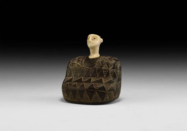 Western Asiatic Bactrian Stone 'princess' Idol