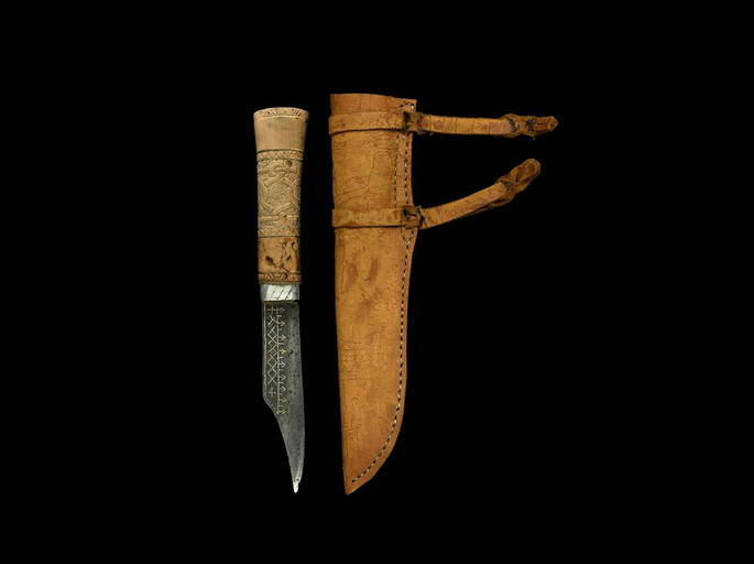 Viking Silver Inlaid Dagger