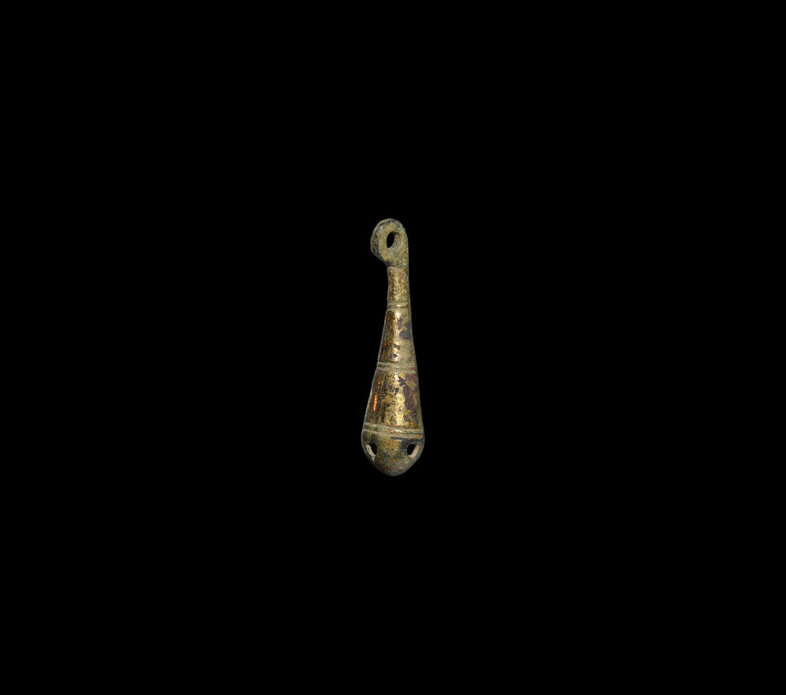 Medieval Gilt Bell Pendant