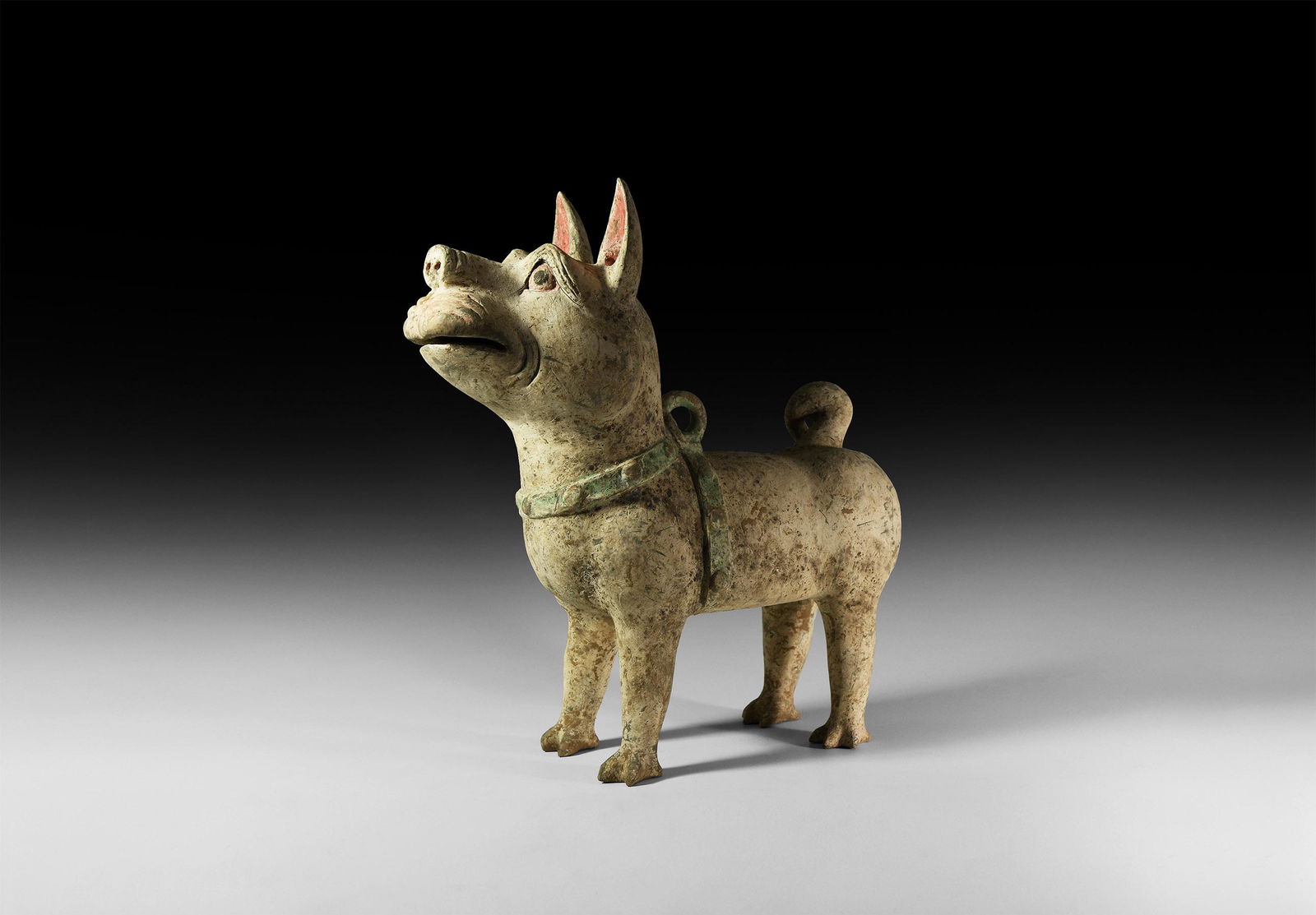 For Auction: Chinese Han Terracotta Dog Figurine (#343) on Feb 25, 2020 ...