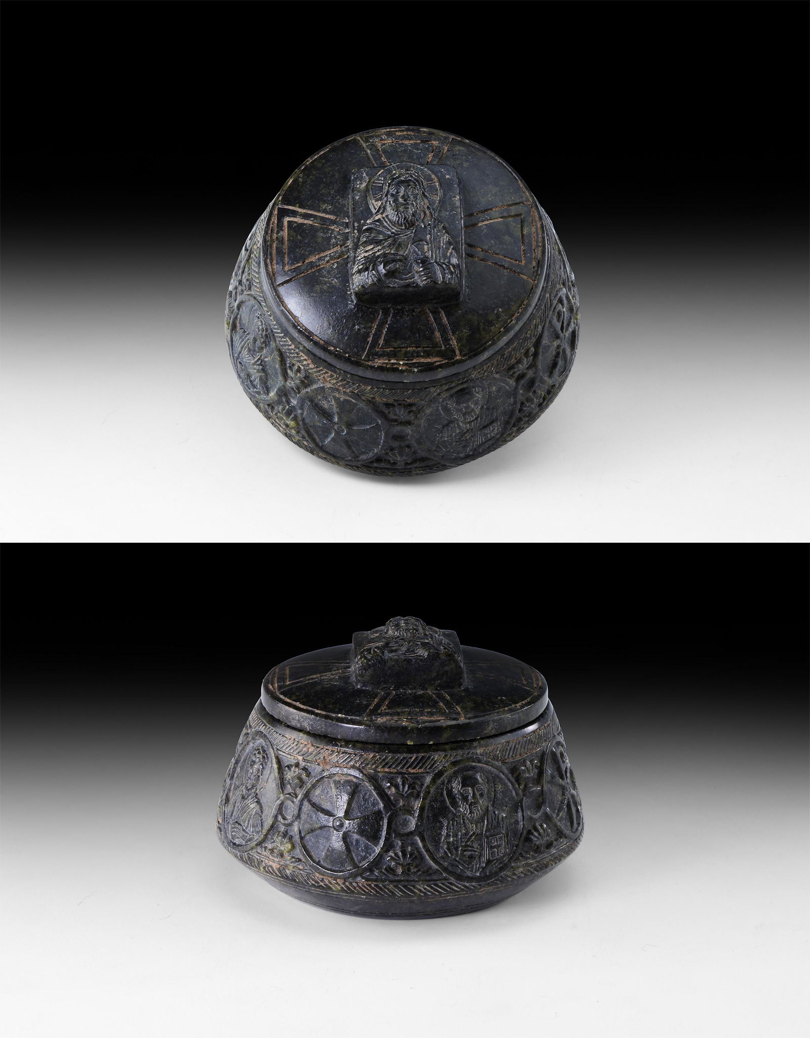 For Auction: Byzantine Pyxis with Saints (#0238) on Jun 02, 2020 ...