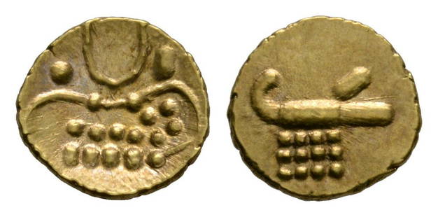 World Coins India Cochin Gold Fanam