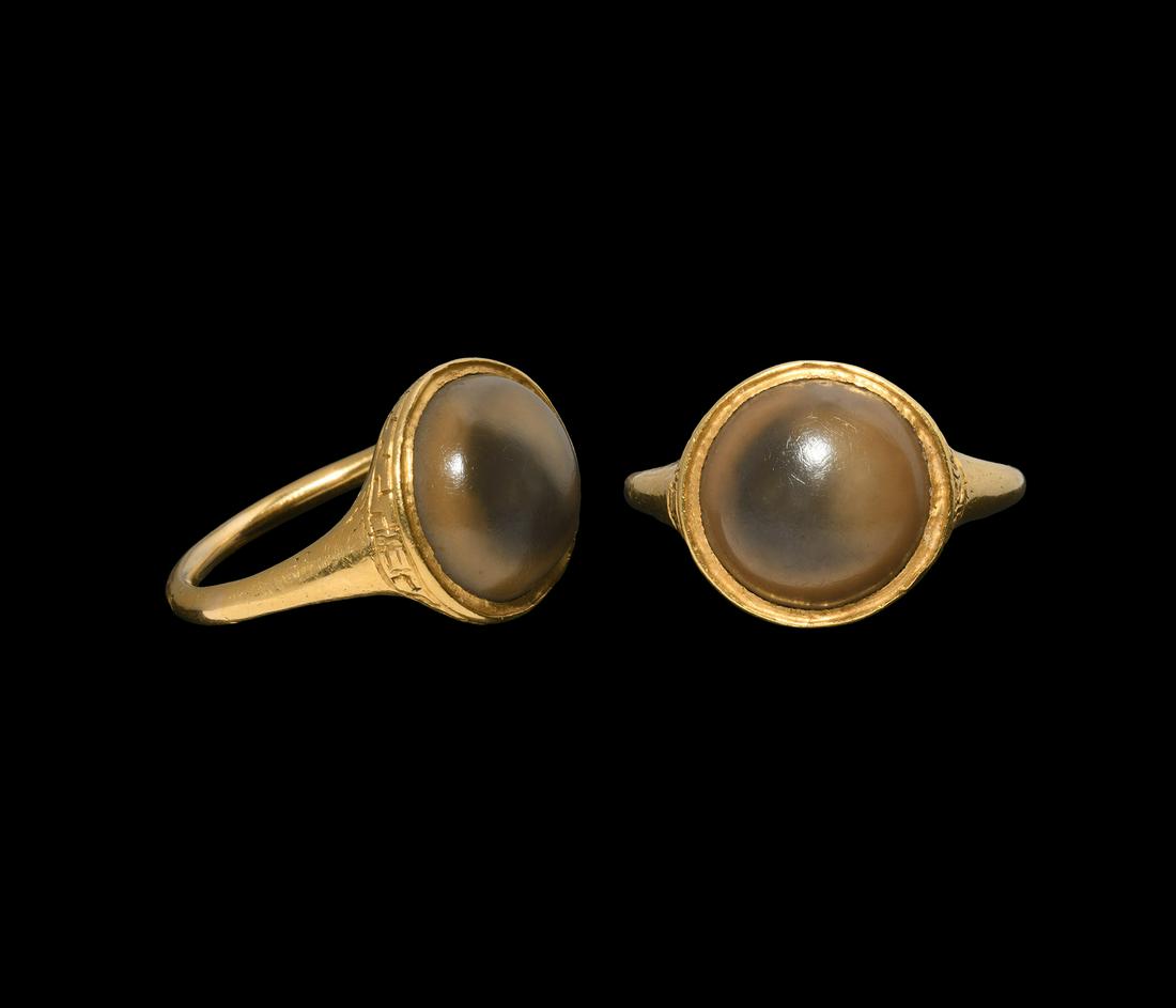 Renaissance Gold Ring with Toadstone - Nov 24, 2020 | TimeLine Auctions ...