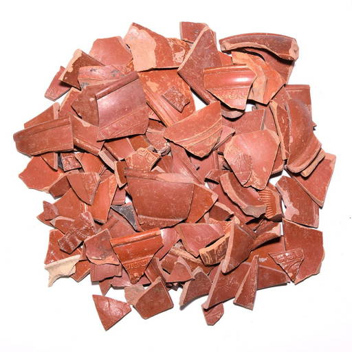 Roman Samian Ware Shard Collection
