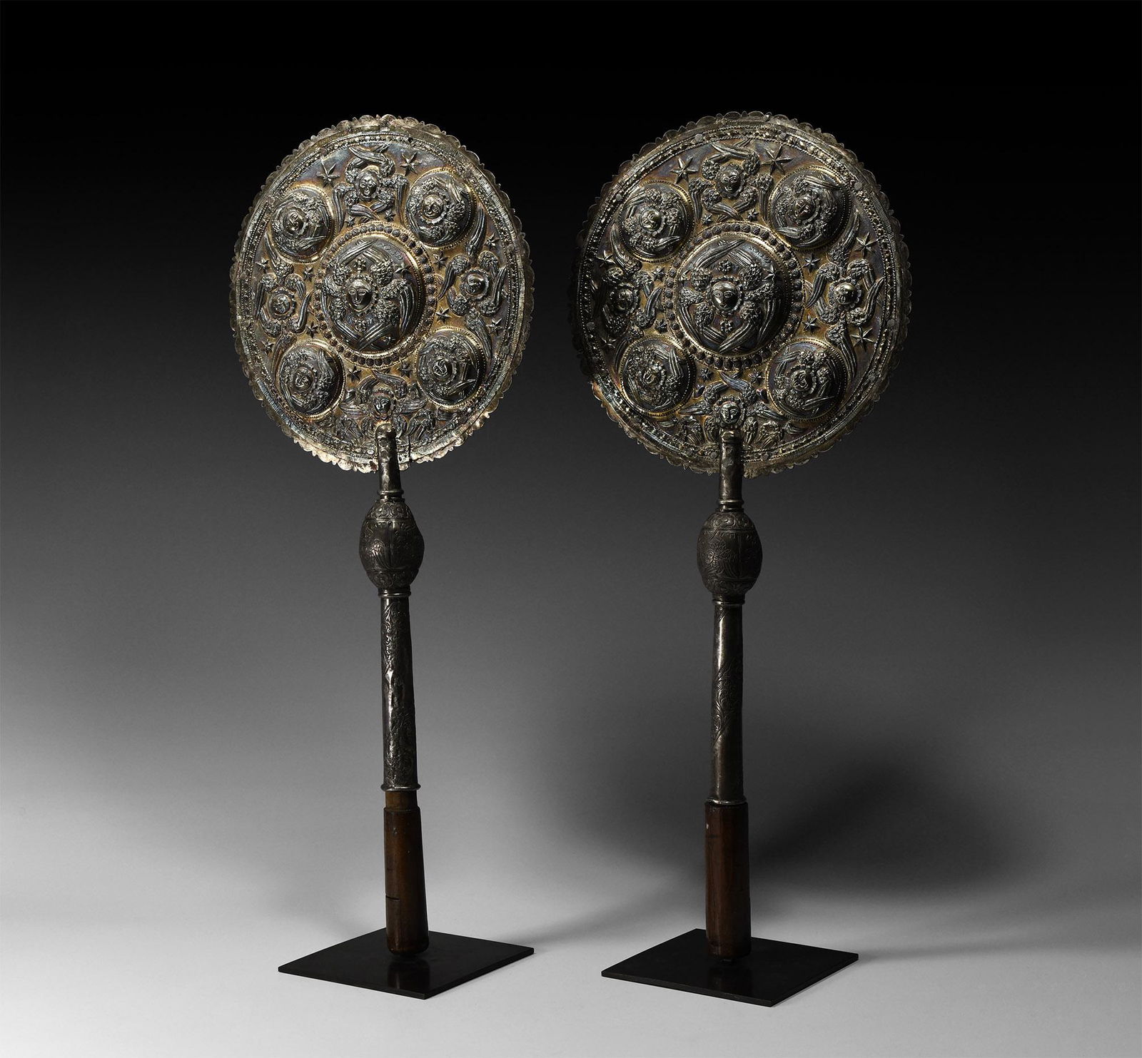 Armenian Liturgical Fan Pair - Sep 07, 2021 | TimeLine Auctions Ltd. in ...