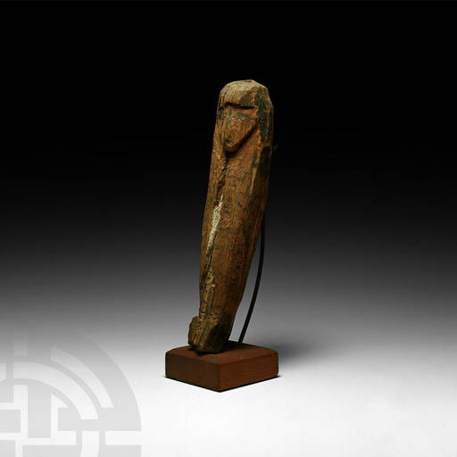 Egyptian Wooden Stick Shabti
