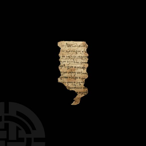 Bactrian Manuscript Fragment Of A Letter Written To