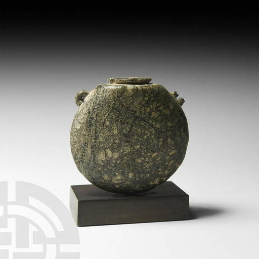 Egyptian Grey Stone Flask - Feb 23, 2022 | TimeLine Auctions Ltd. in Essex