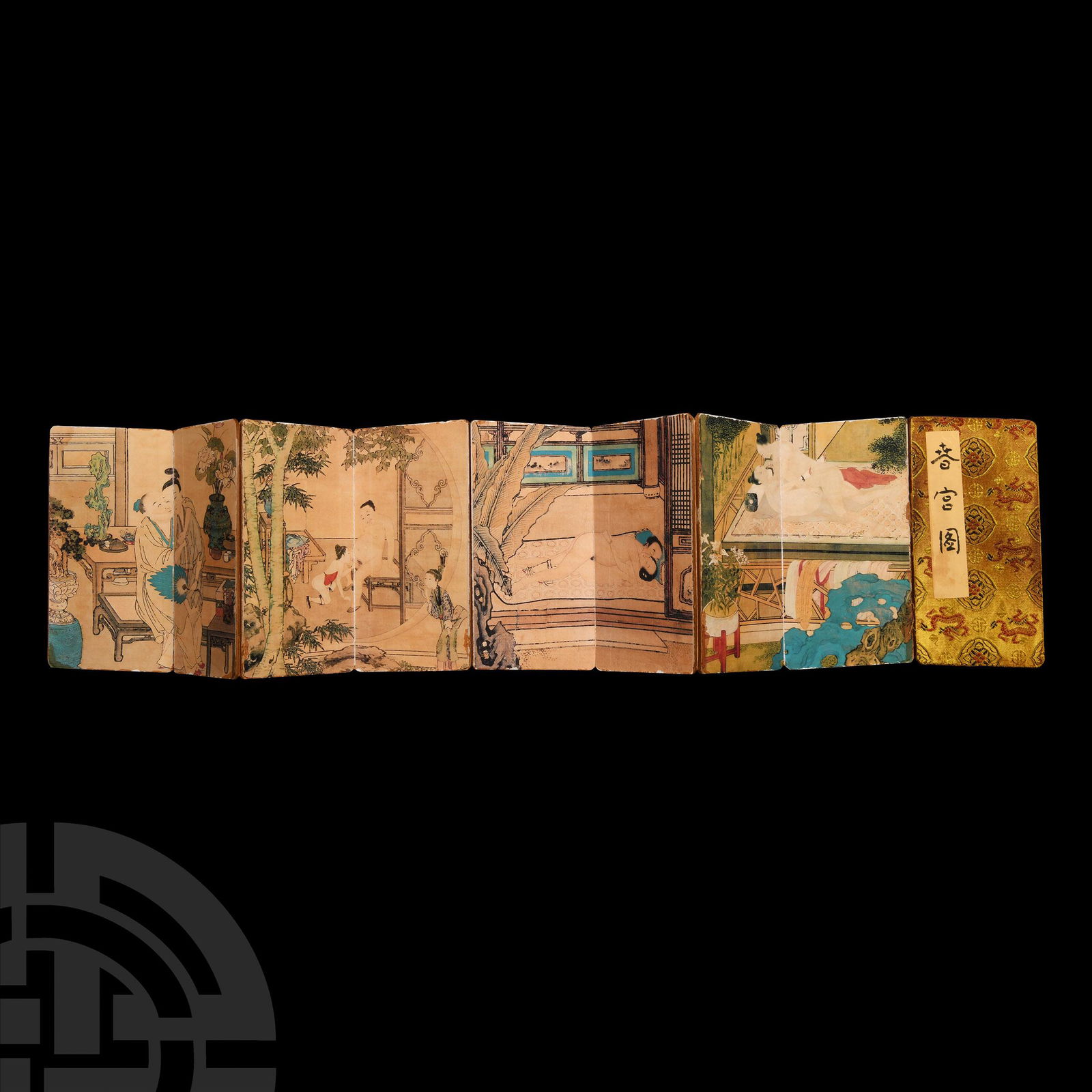 Chinese Erotic Folding Book