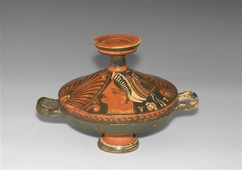 Greek Apulian Large Red Figure Ware Lekanis