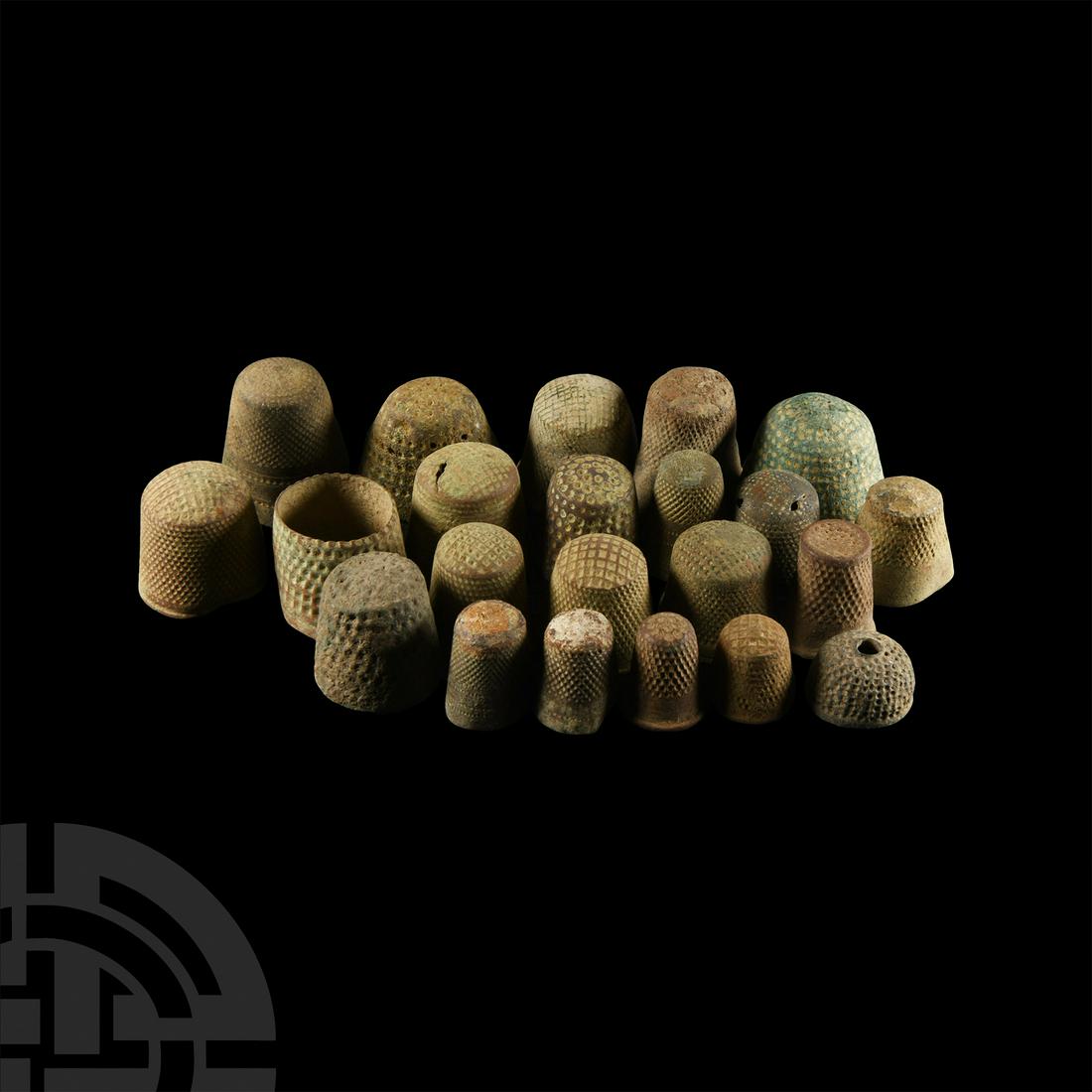 Medieval And Later Bronze Thimble Collection Auction