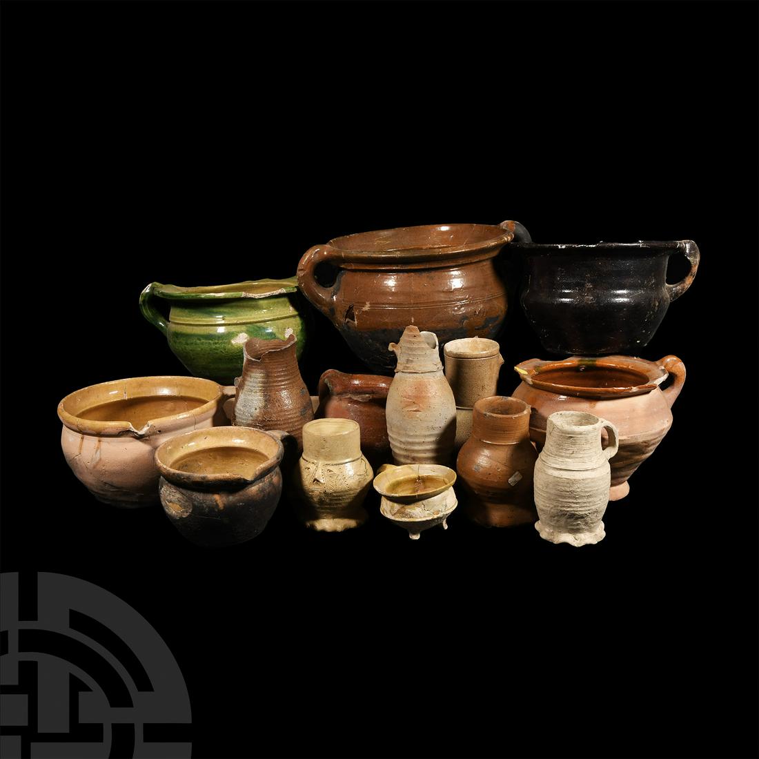 Medieval And Later Pottery Group Auction