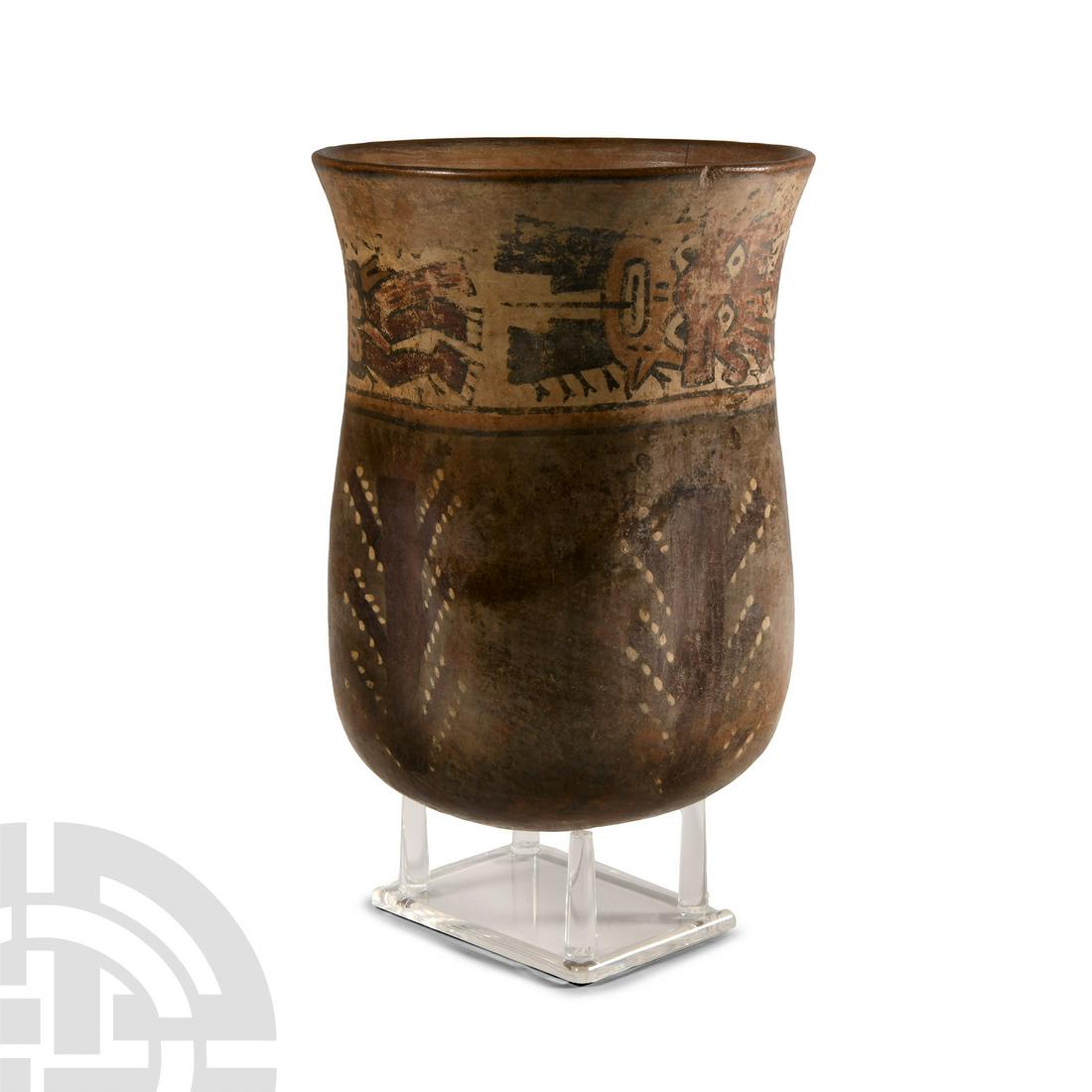 Pre-columbian Nazca Ceramic Vessel Auction