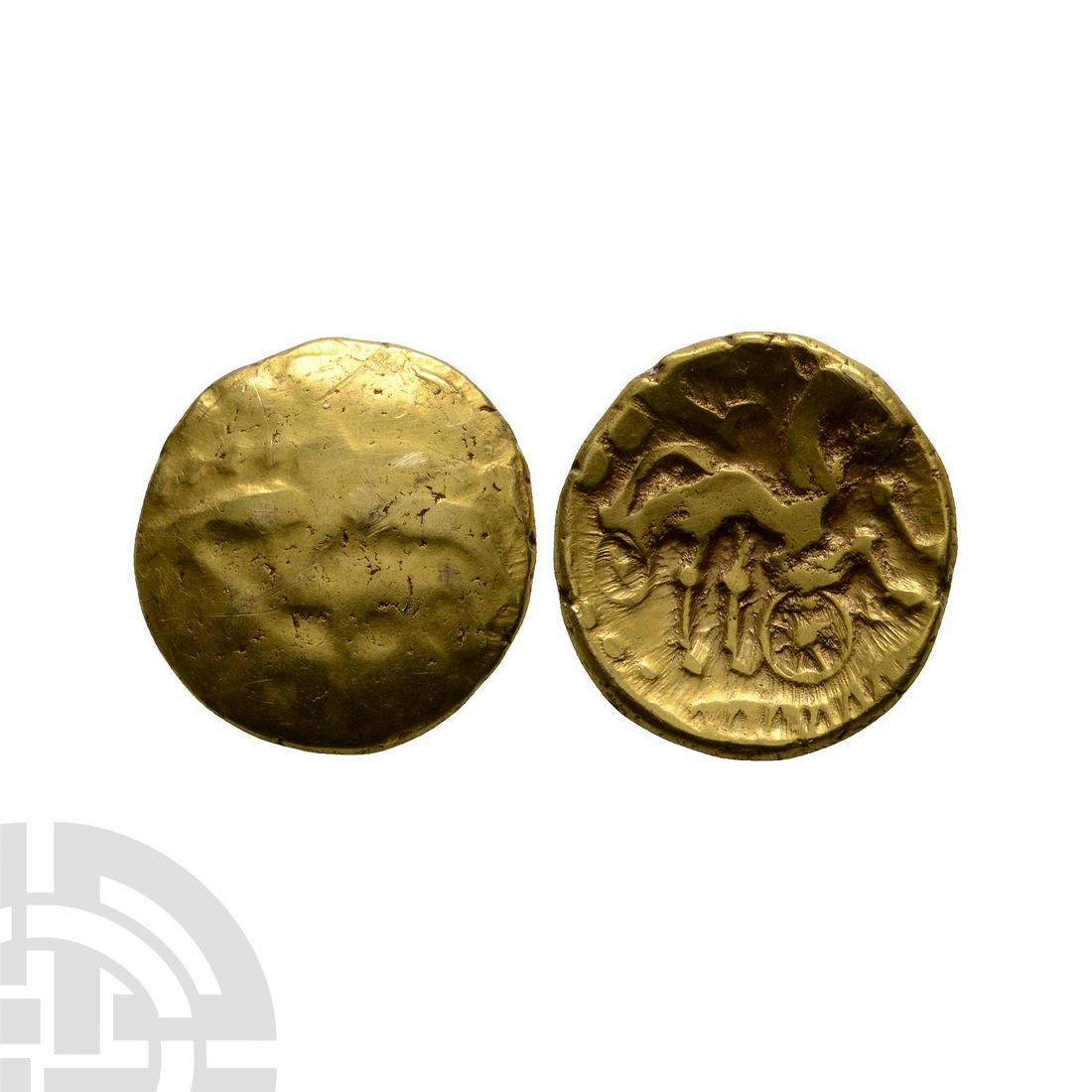 Celtic Iron Age Coins - Atrebates And Regni - Selsey Two-faced Gold ...