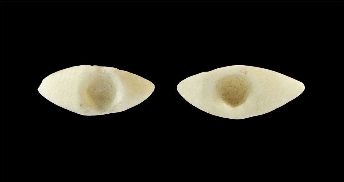 Egyptian Alabaster Eye Inlay Pair - Jul 07, 2012 | TimeLine Auctions ...