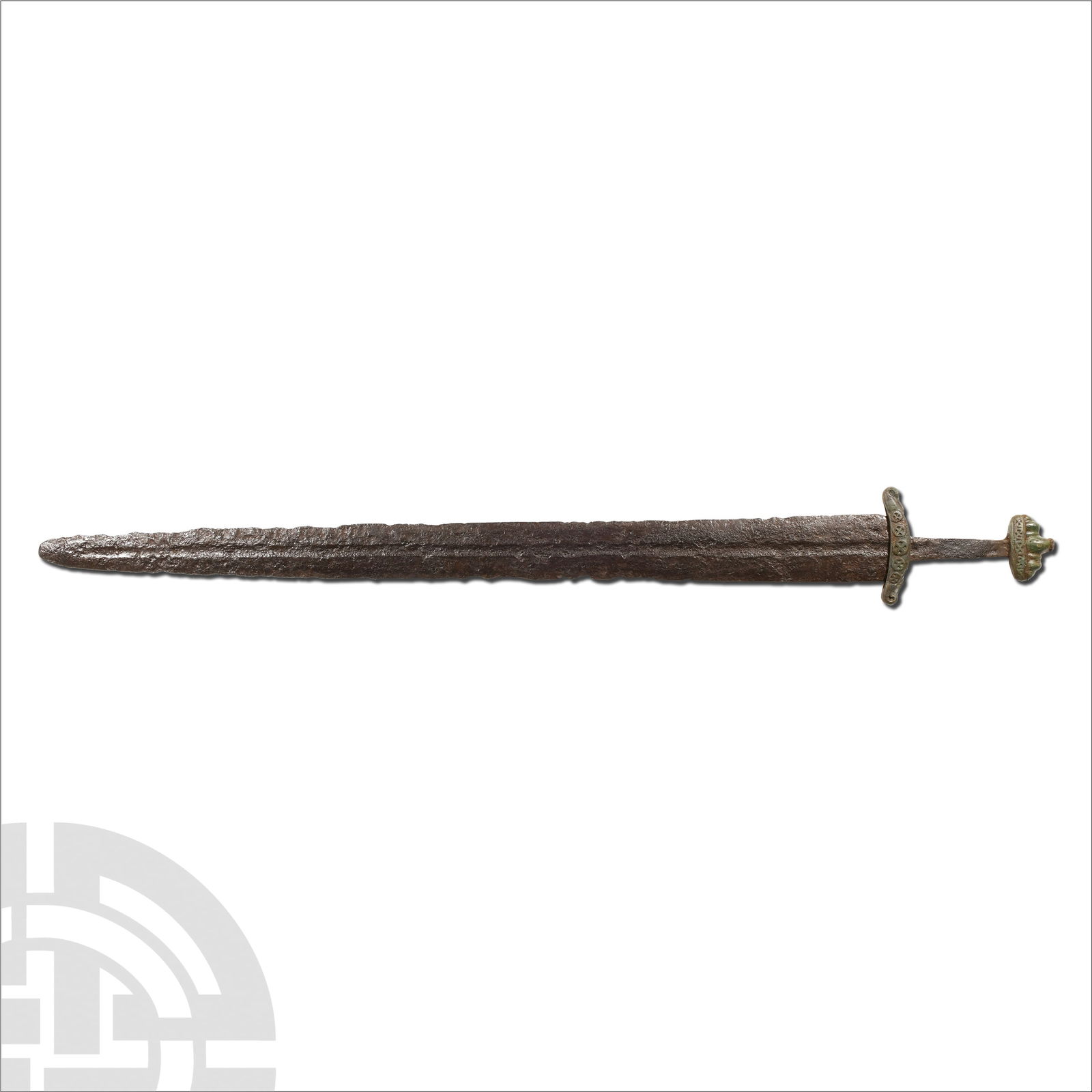 Viking Age Iron Sword With Seven-lobed Pommel Auction