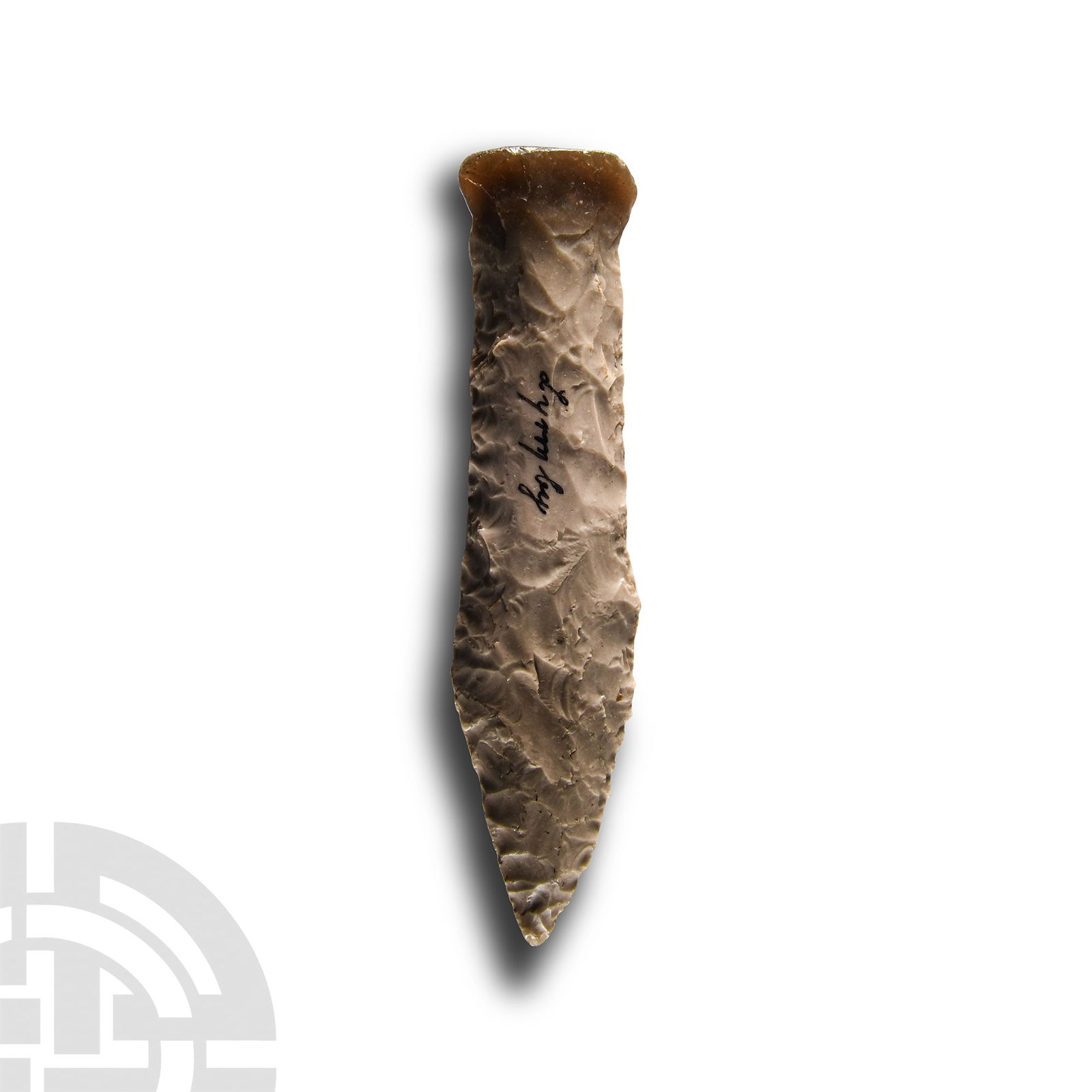Large Stone Age Danish Type Iia Knapped Flint Dagger