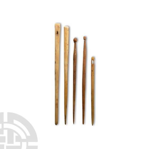 Roman Bone Pin And Implement Collection