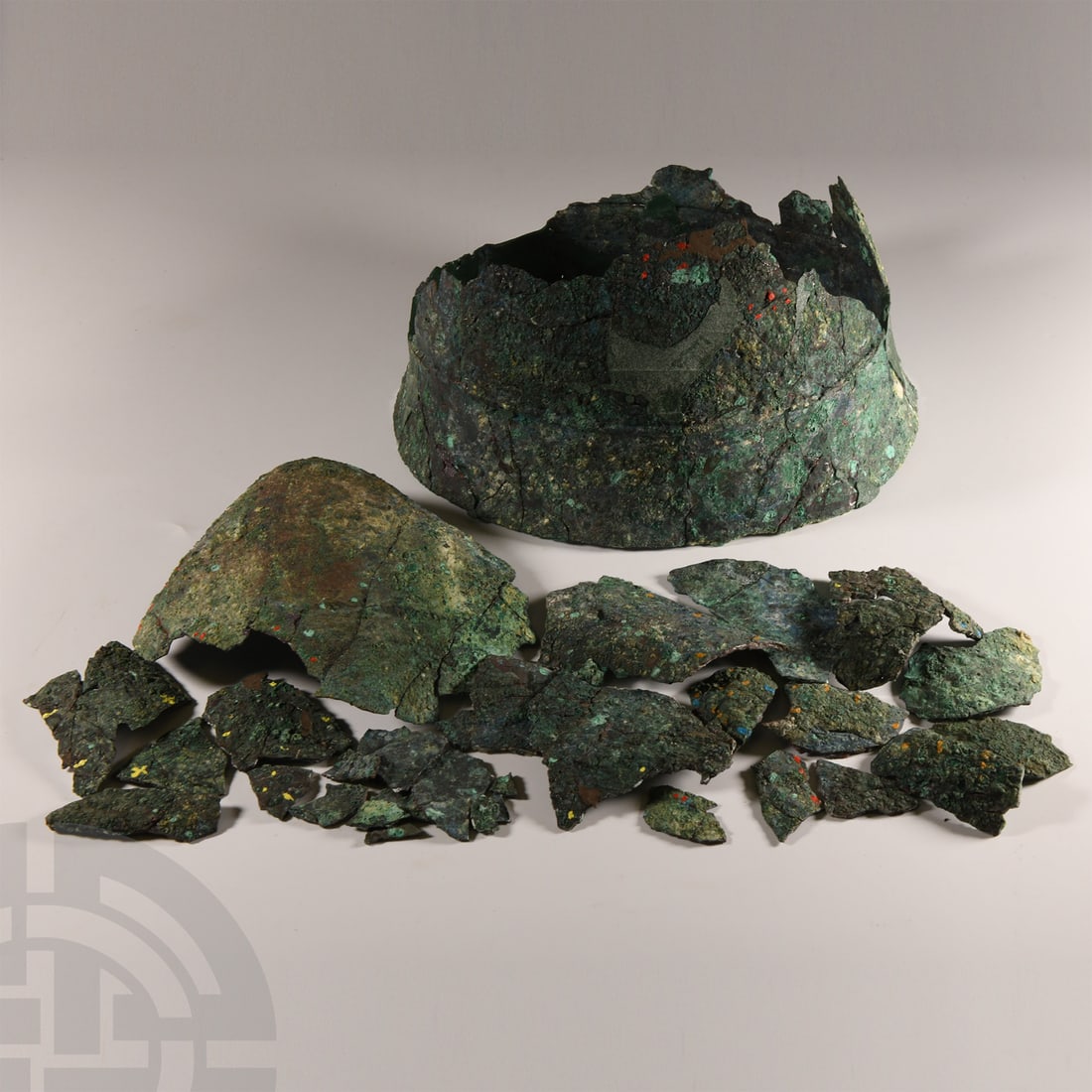 Greek Fragmentary Bronze Pilos Helmet Auction