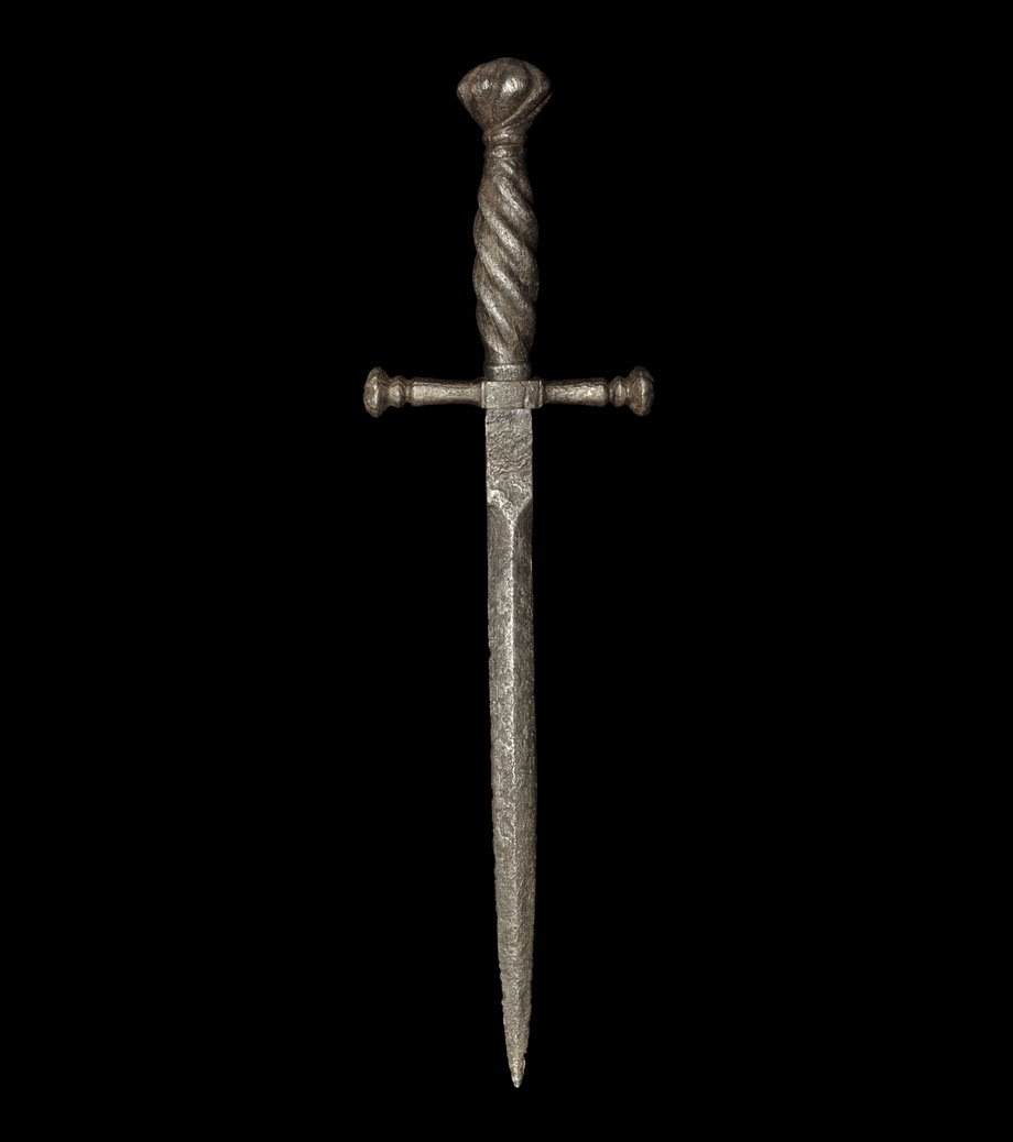 Medieval Steel Stiletto Dagger