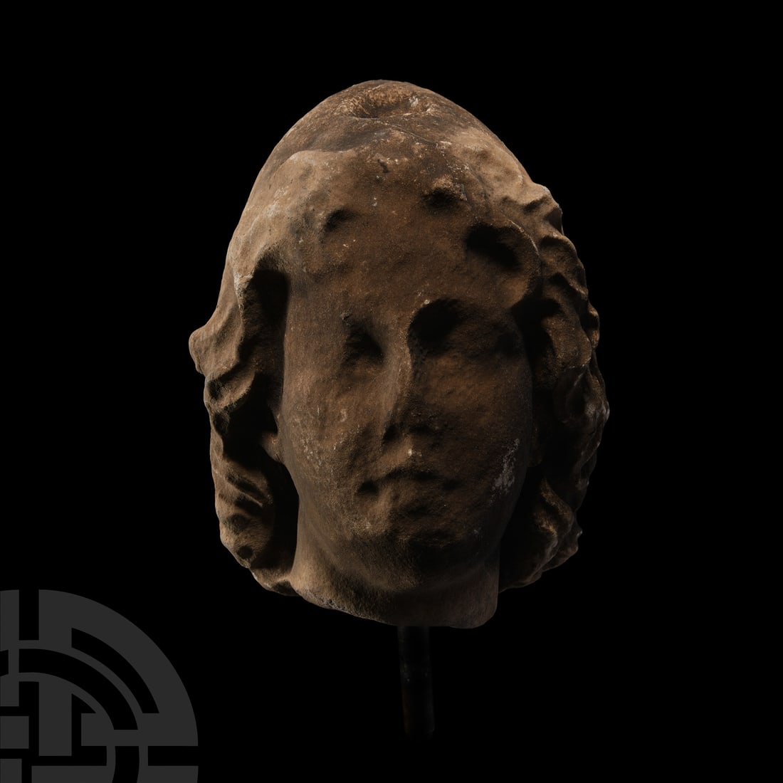 Roman Marble Head Of Mithras Wearing A Phrygian Cap Auction