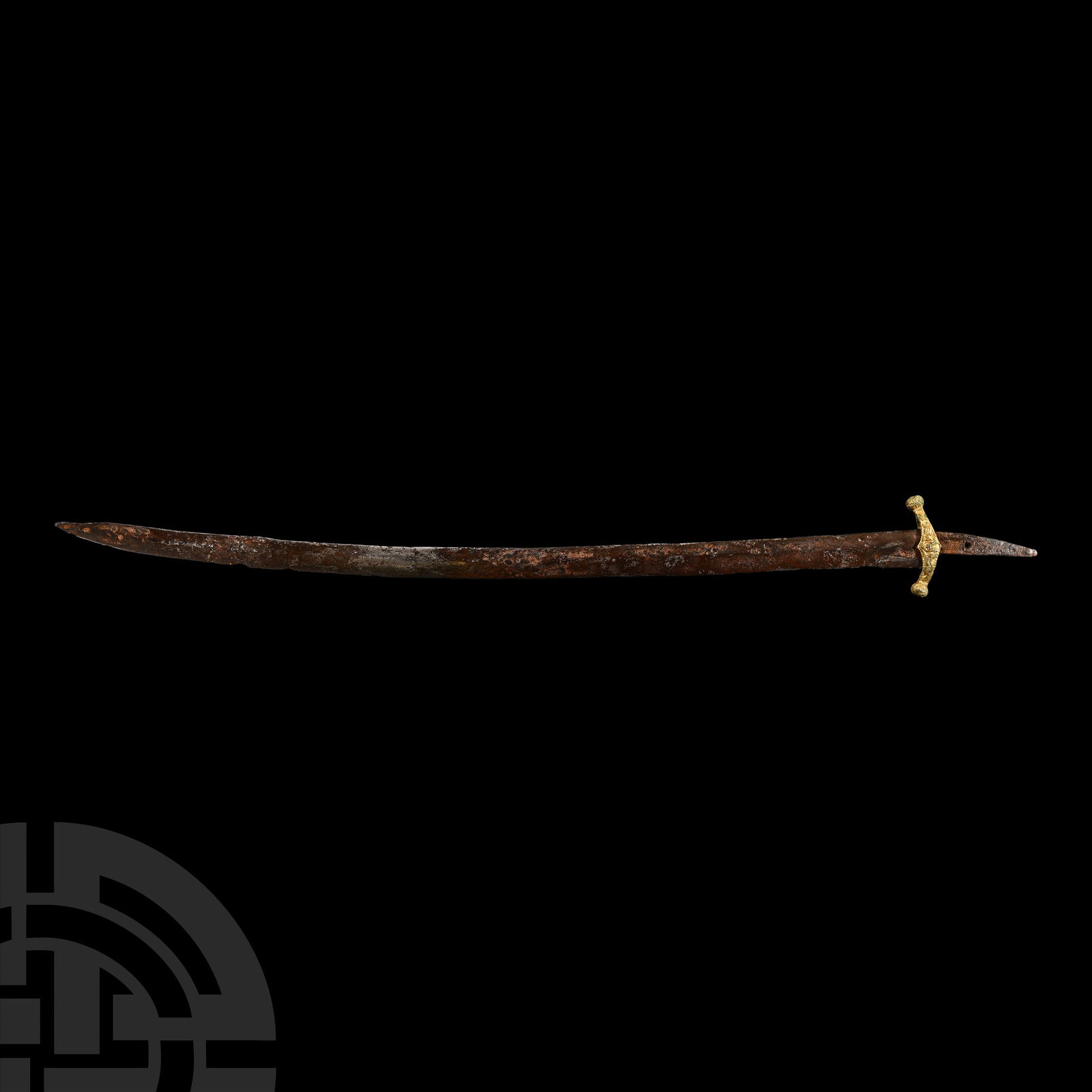 Khazar Iron Sabre With Gilt Bronze Cross Guard Auction