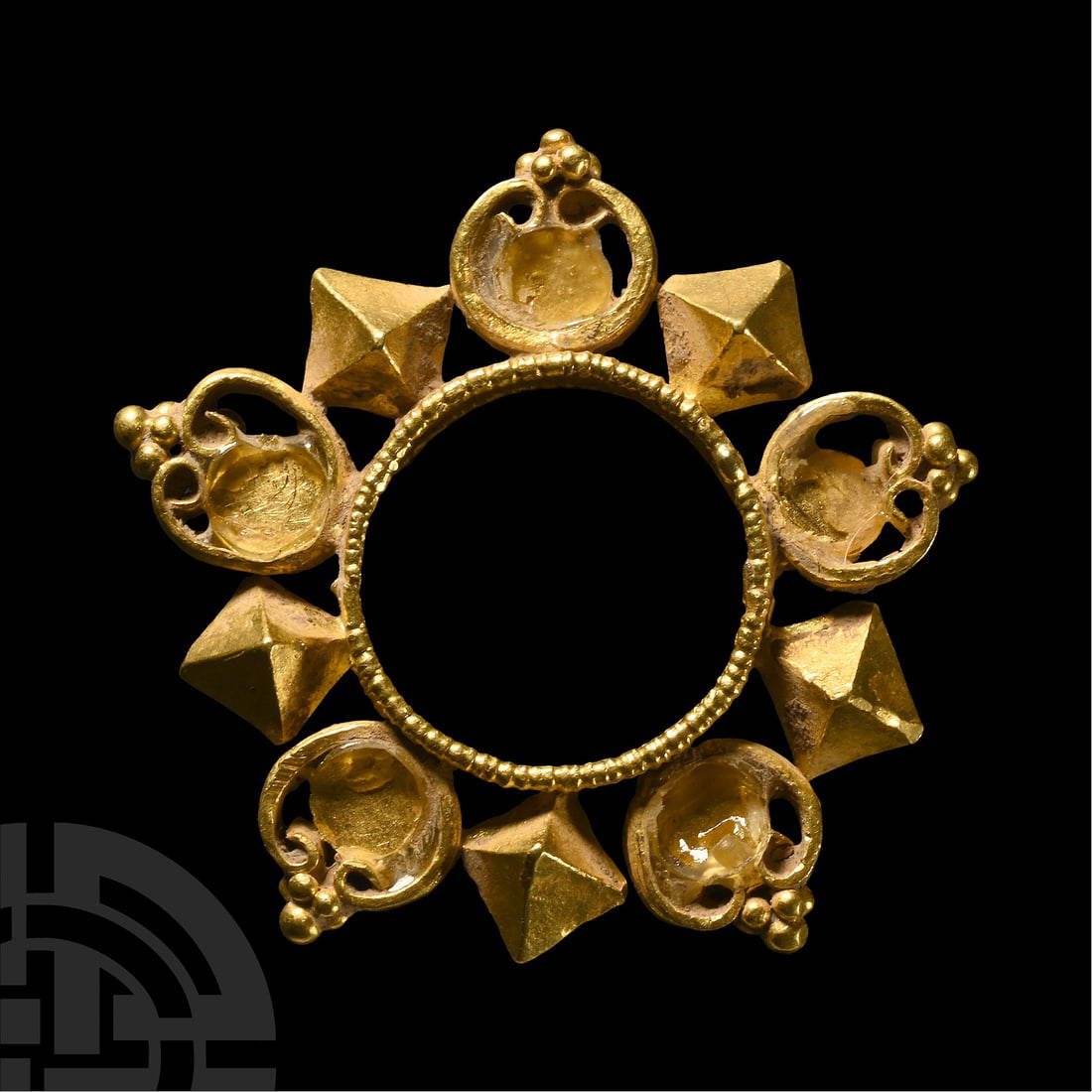 Late Roman Highly Ornate Solid Gold Frame Auction