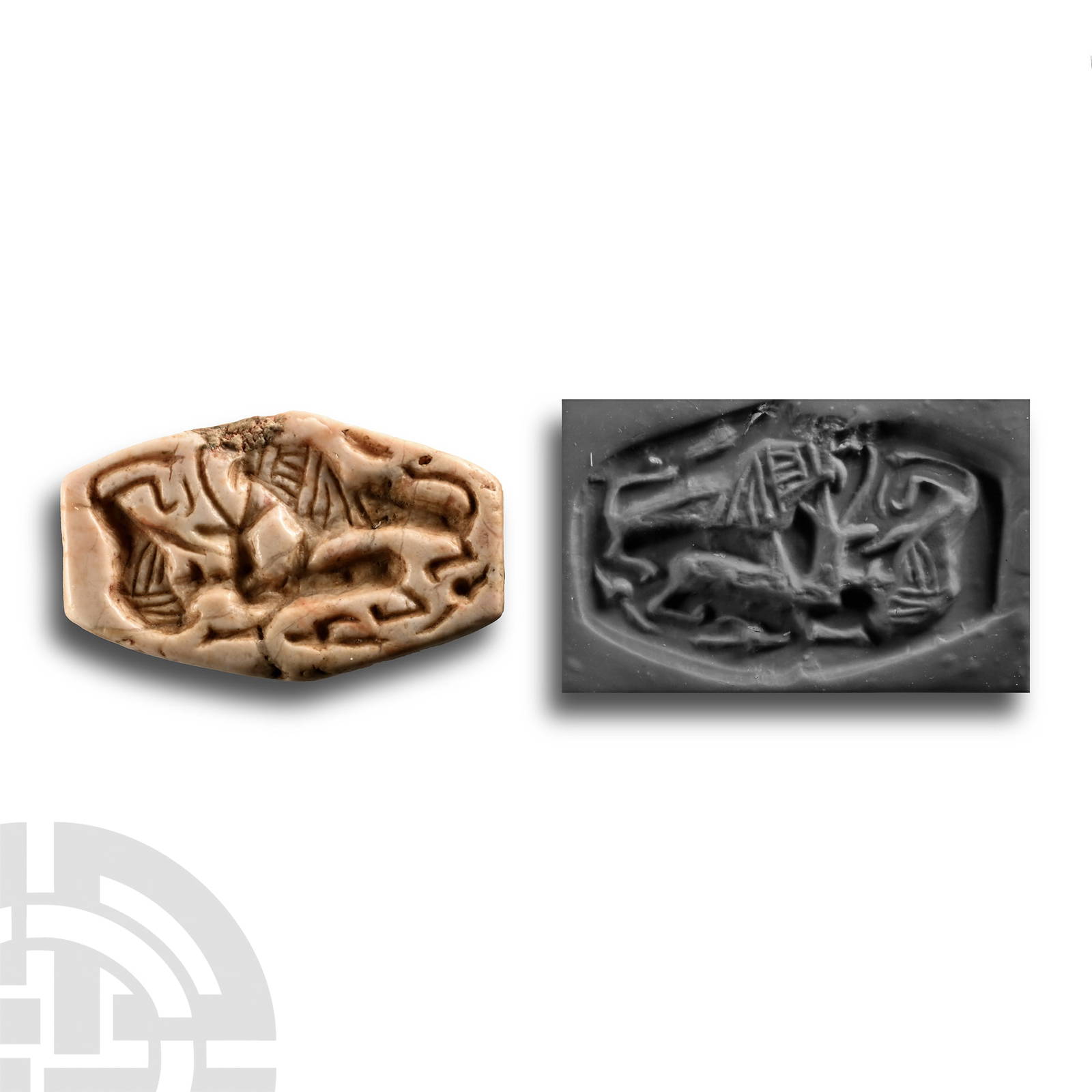 Jemdet Nasr Type Marble Stamp Seal Auction