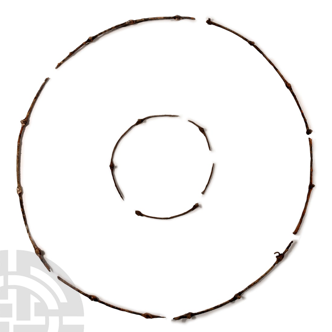 Cuman-qipchak Iron Shield Rim Group Auction