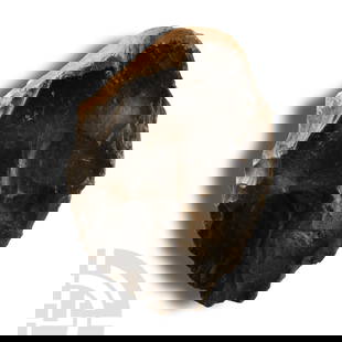 Stone Age Flint Scrapers With Reproduction Axes And Spearheads Auction