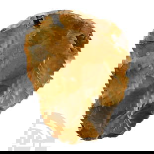 Stone Age Flint Scrapers With Reproduction Axes And Spearheads Auction