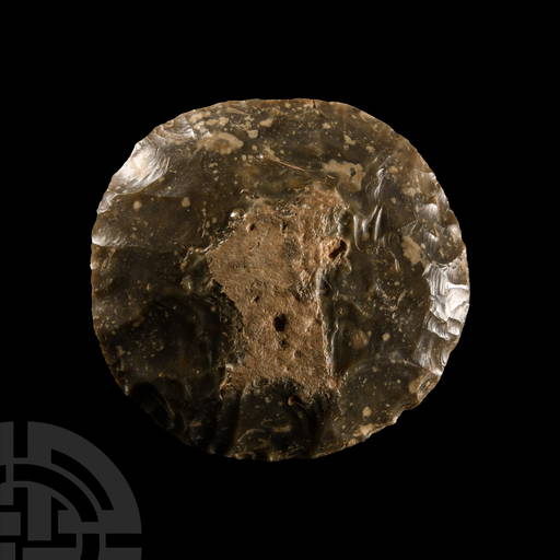 Stone Age Ovate Flint Handaxe