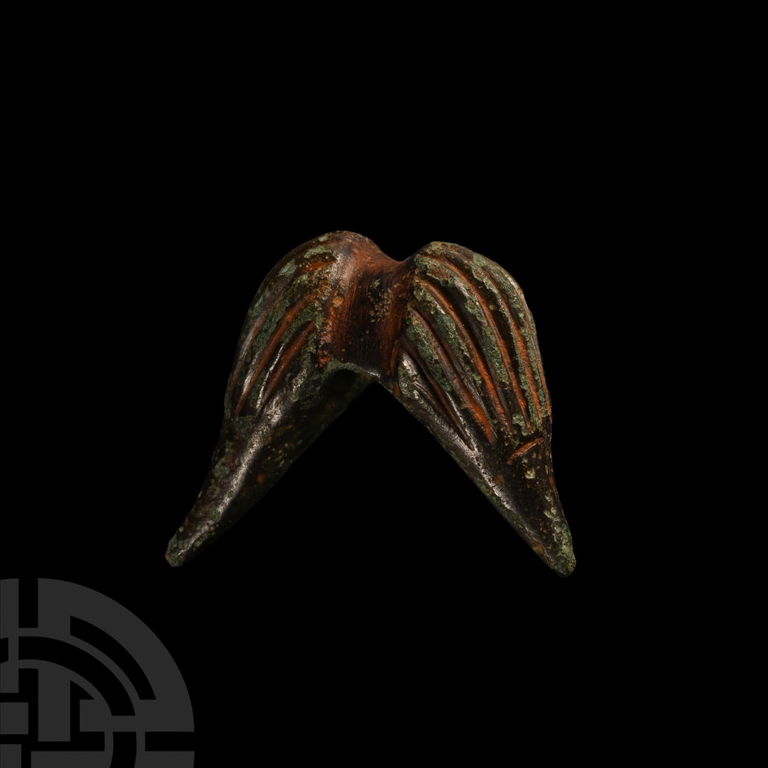 Iron Age Celtic Bronze Moustache Chape Auction