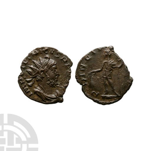 Ancient Roman Imperial Coins Tetricus I & Ii Mule Ar Antoninianus